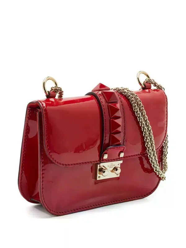 Valentino Garavani Glam Lock Shoulder Bag - Red