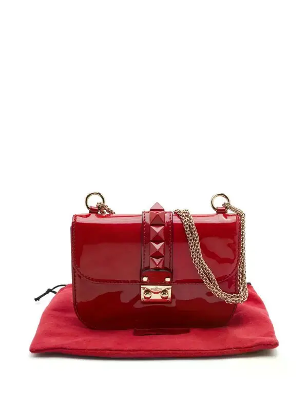 Valentino Garavani Glam Lock Shoulder Bag - Red