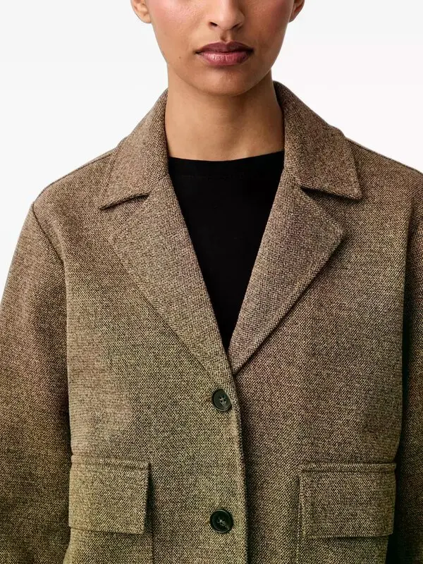 Marc O'polo Flap-pocket Button-up Tweed Jacket