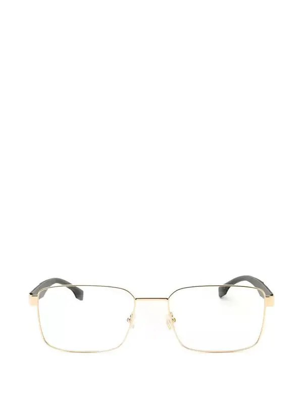 BOSS Rectangle Frame Eyeglasses - Gold