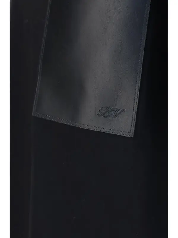 Bottega Veneta Pima Cotton Jersey T-shirt With Pocket - Black