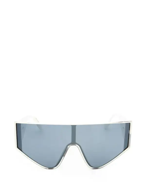 Karl Lagerfeld Shield Geometric-frame Sunglasses - Neutrals