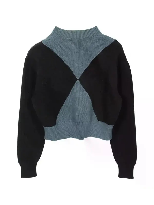 Hermès 2010s Candy Libris Cropped Sweater