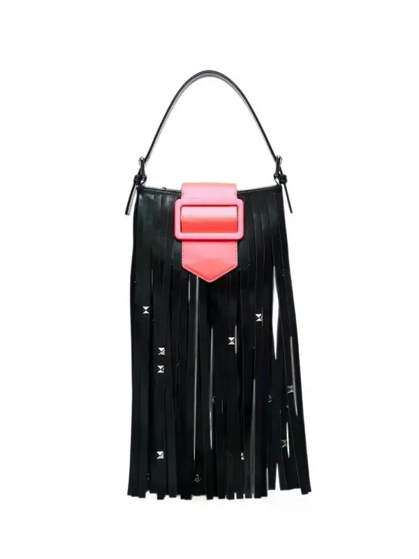 Vaquera Mini Fringed Tote Bag - Black