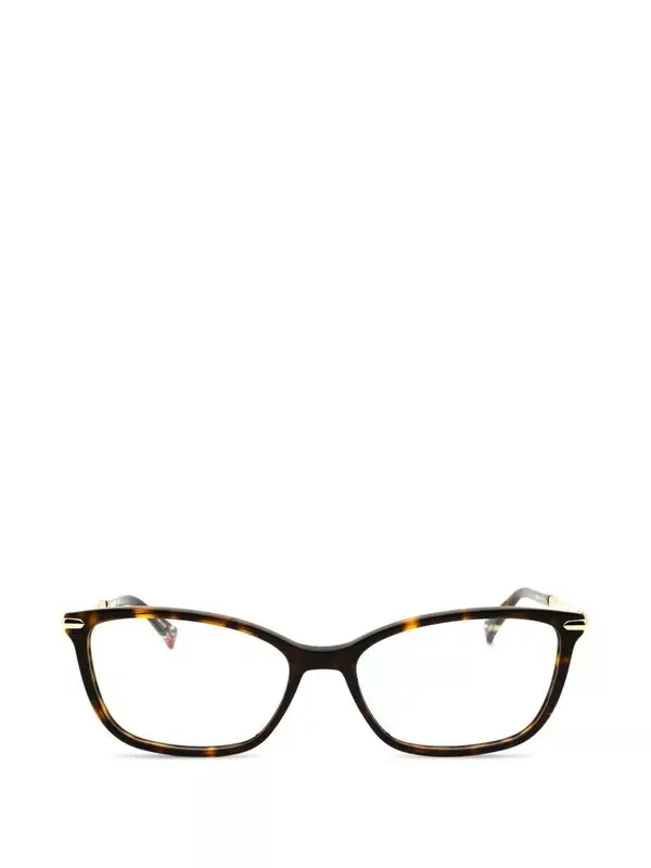 Missoni Tortoiseshell-effect Rectangle Frame Eyeglasses - Brown