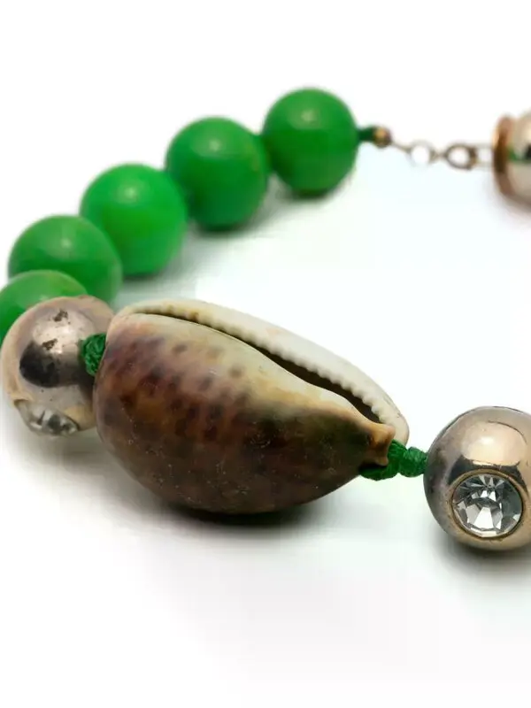 Valentino Garavani 1980s Cowrie Shell Beaded Necklace
