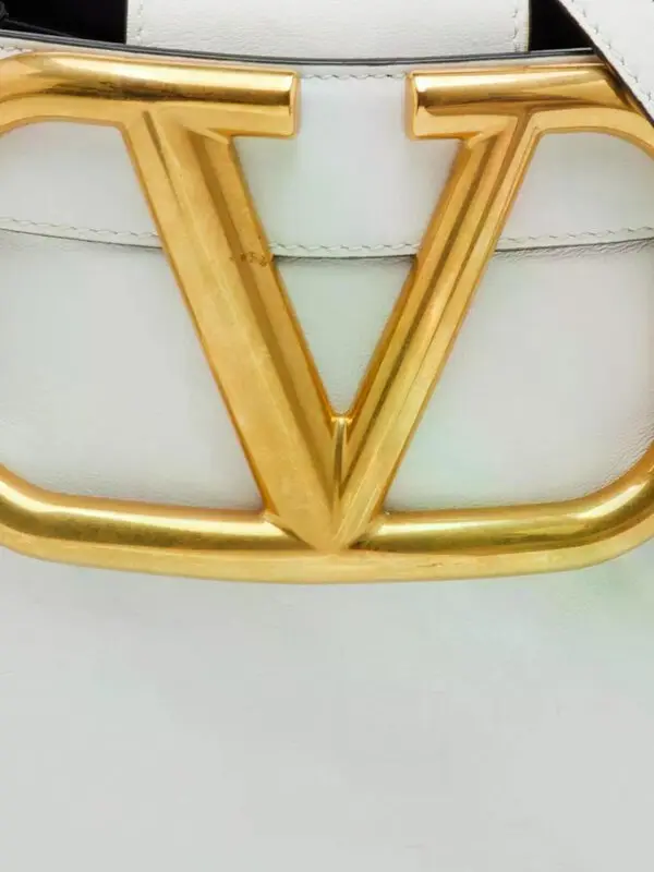 Valentino Garavani Vlogo Leather Top Handle Bag