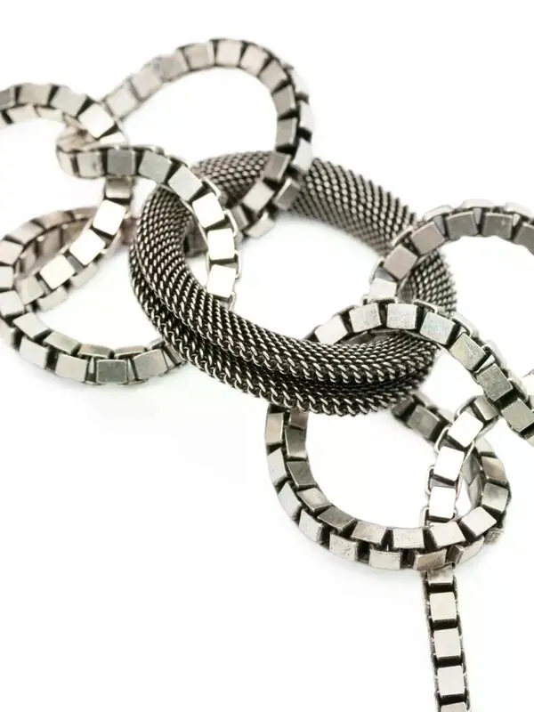 LANVIN Tone Box-link Necklace