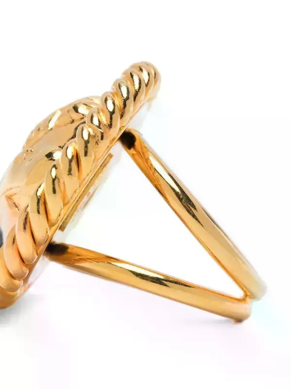FERRAGAMO 1980s Twisted-edge Ring