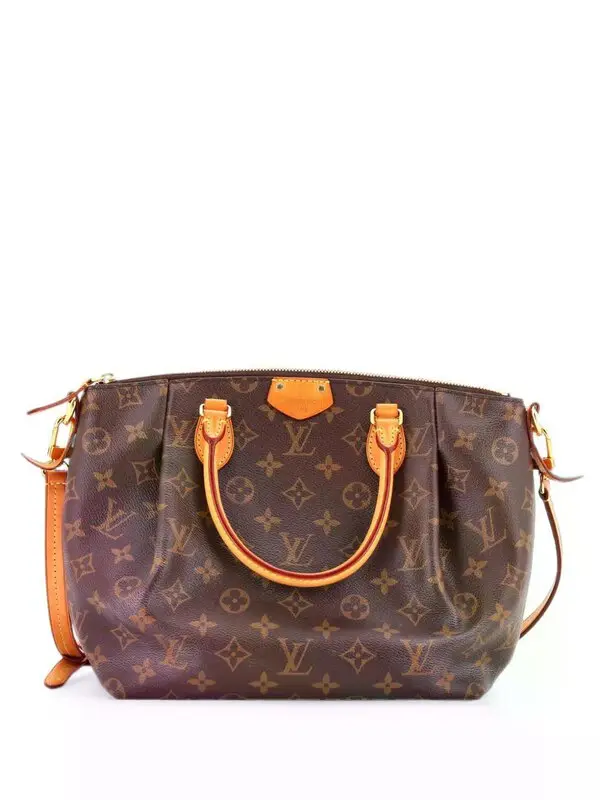 LOUIS VUITTON Turenne Handbag Monogram Canvas Pm Satchel - Brown