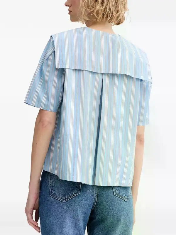 Marc O'polo Striped Sailor-collar Shirt