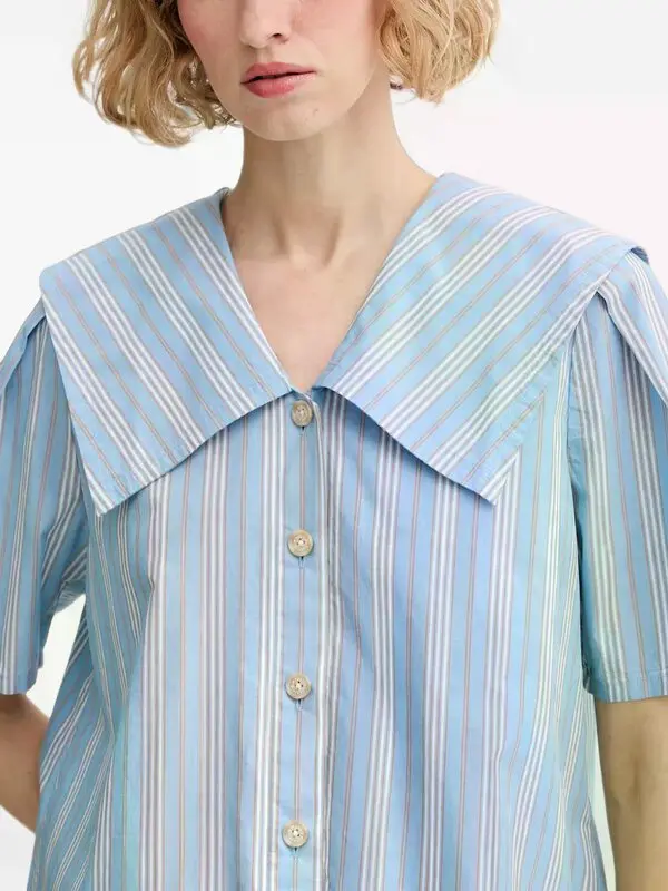 Marc O'polo Striped Sailor-collar Shirt