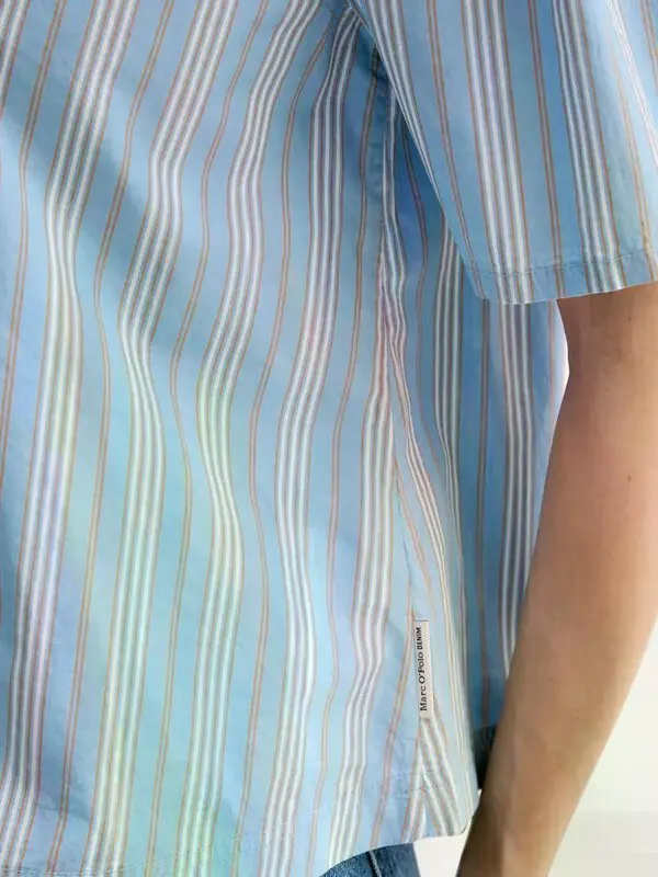 Marc O'polo Striped Sailor-collar Shirt