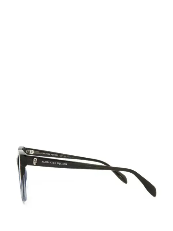 Alexander McQueen Skull-detail Cat-eye Sunglasses