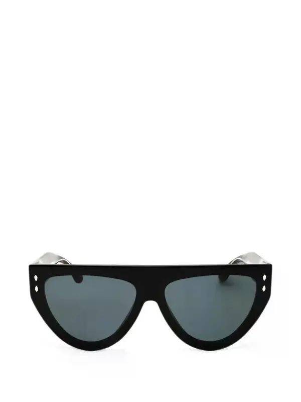 Isabel Marant Geometric-frame Sunglasses - Black
