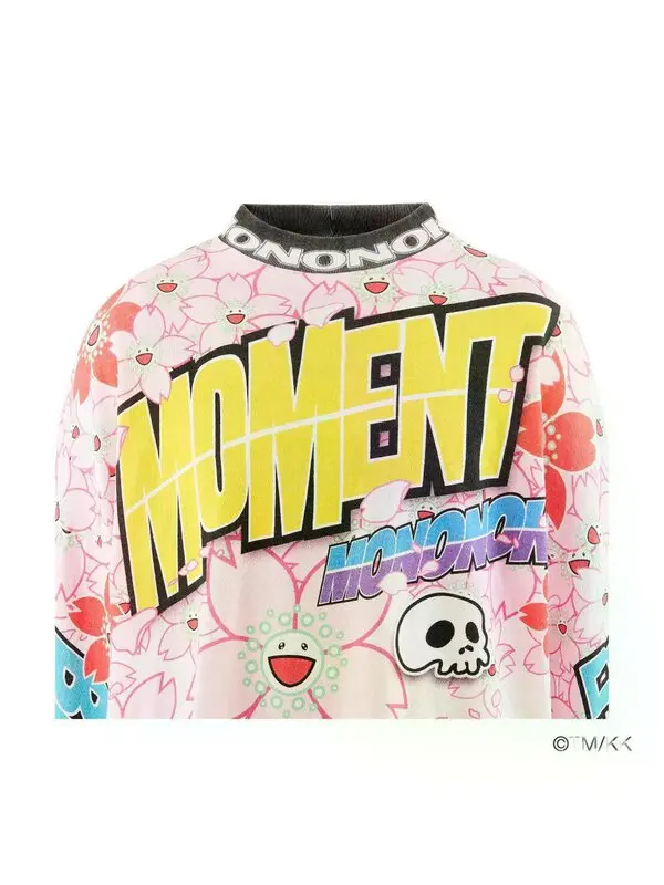 TAKASHI MURAKAMI Sakura-print Long-sleeve T-shirt