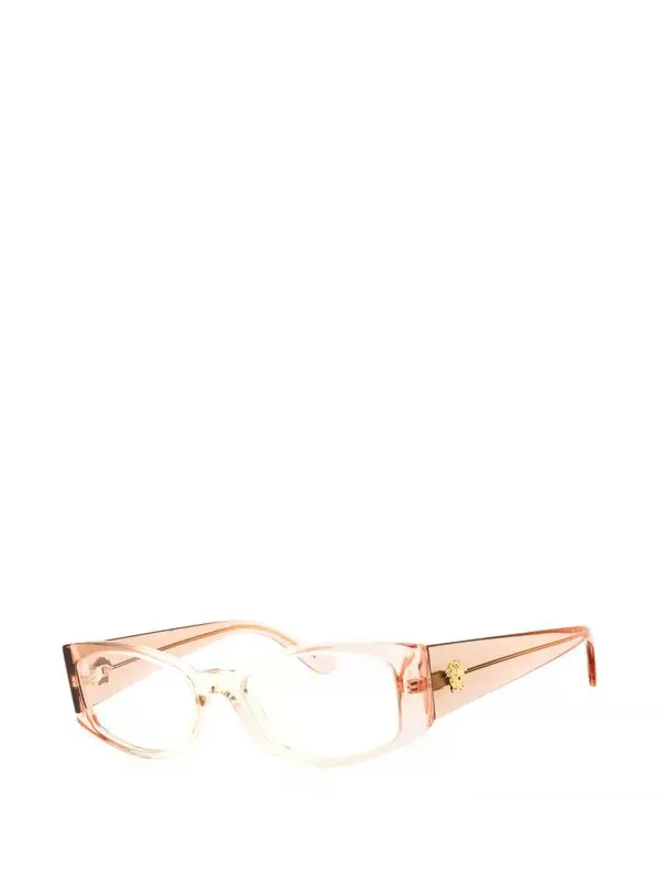 Versace Geometric Frame Eyeglasses - Pink