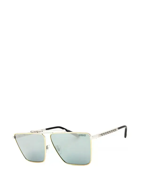 Versace Greca Geometric-frame Sunglasses