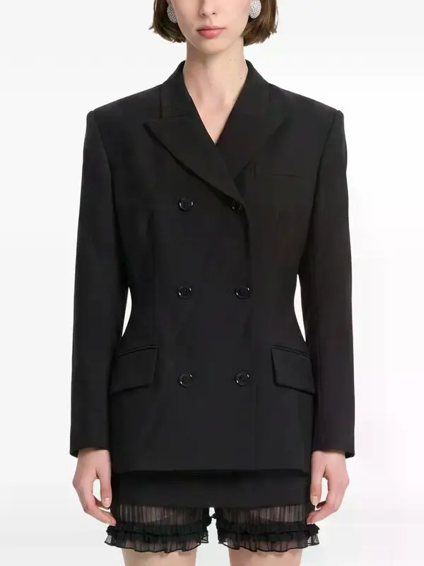 Magda Butrym Double-breasted Wool Blazer