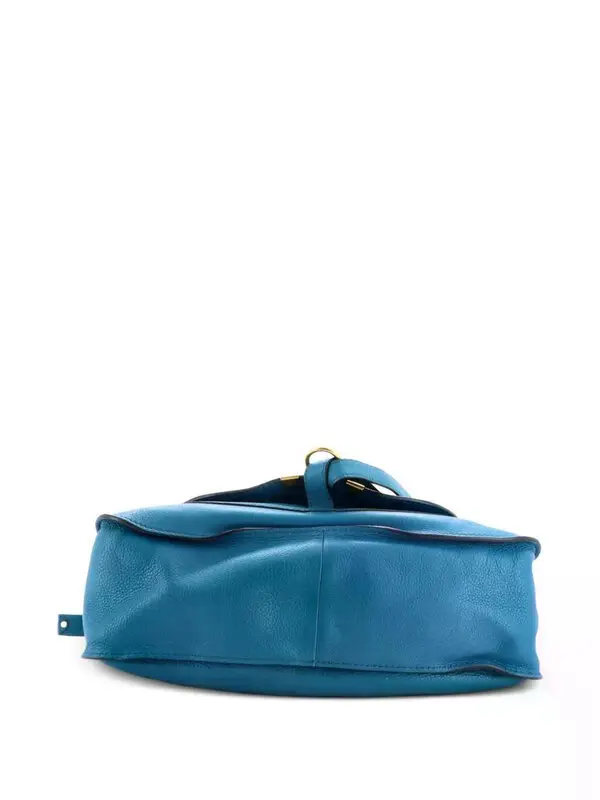 Chloé Marcie Leather Medium Satchel - Blue