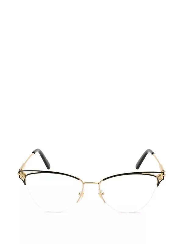 Versace Medusa Cat-eye Eyeglasses - Black