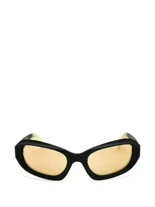 Karl Lagerfeld Oval-frame Sunglasses - Black