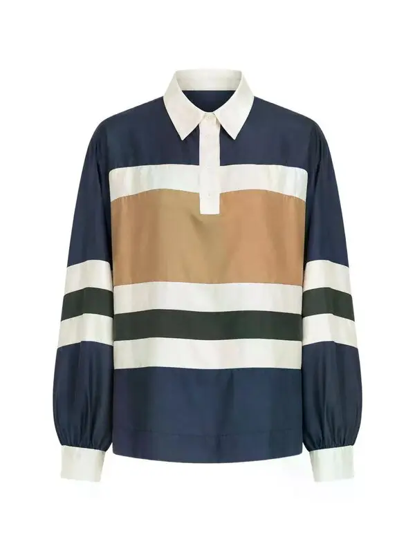Sea Juliet Striped Polo Top