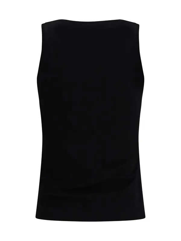 Balmain Paris Brush Print Tank Top
