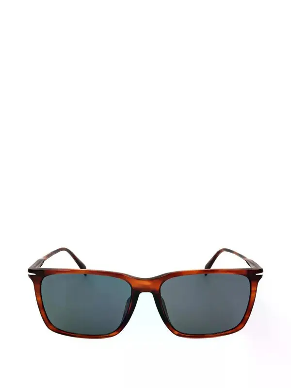 DB EYEWEAR BY DAVID BECKHAM Tortoiseshell-effect Rectangle-frame Sunglasses - Brown