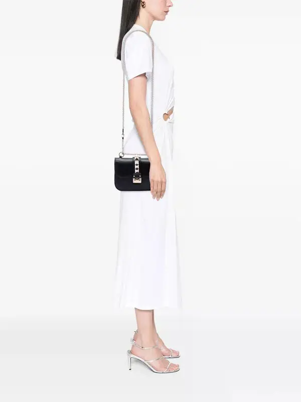 Valentino Garavani Small Rockstud Glam Lock Crossbody Bag