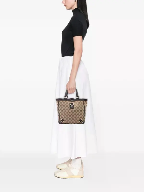 Gucci Gg Canvas Abbey D-ring Tote Bag