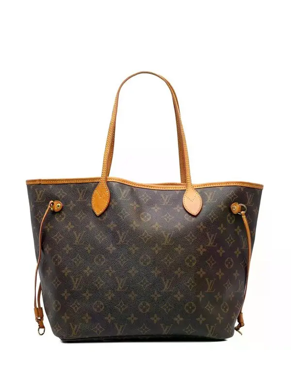 LOUIS VUITTON Monogram Neverfull Mm Tote Bag - Brown