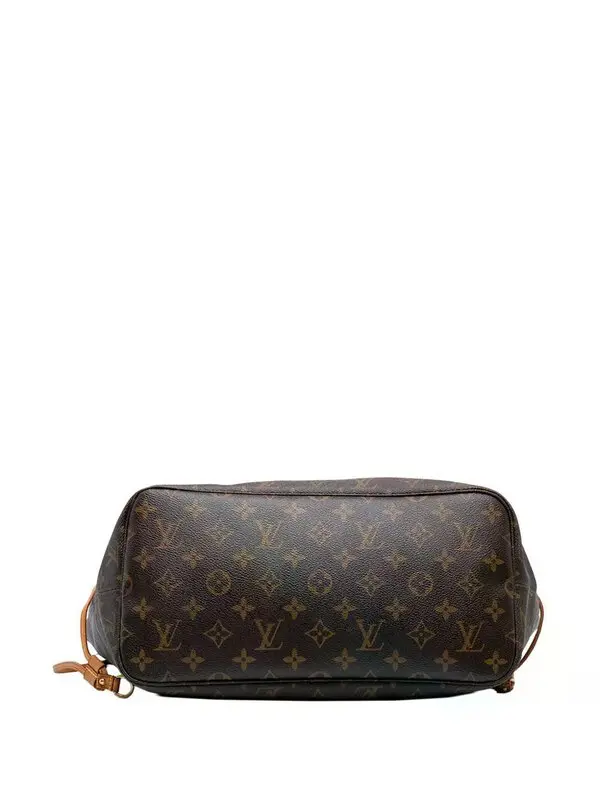 LOUIS VUITTON Monogram Neverfull Mm Tote Bag - Brown