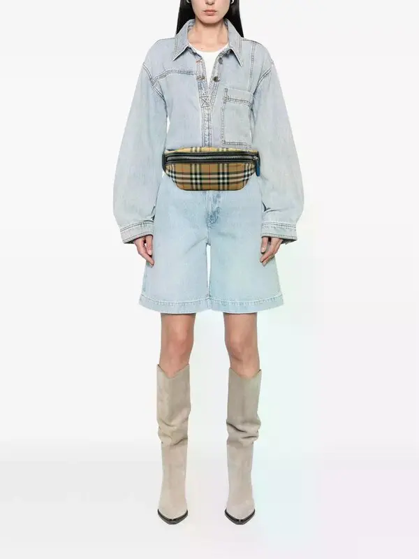 Burberry Medium House Check Nylon Sonny Belt Bag