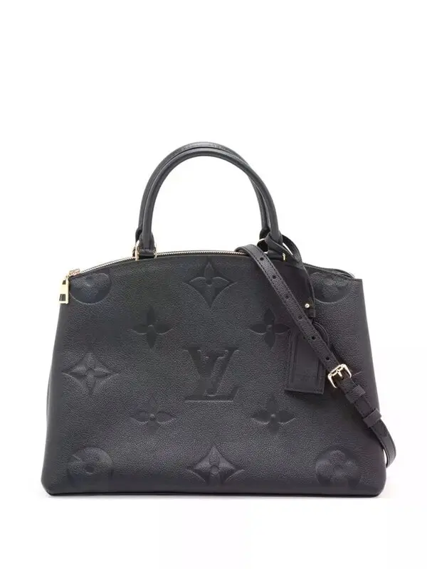 LOUIS VUITTON 2021-2026 Monogram Empreinte Giant Grand Palais Satchel - Black