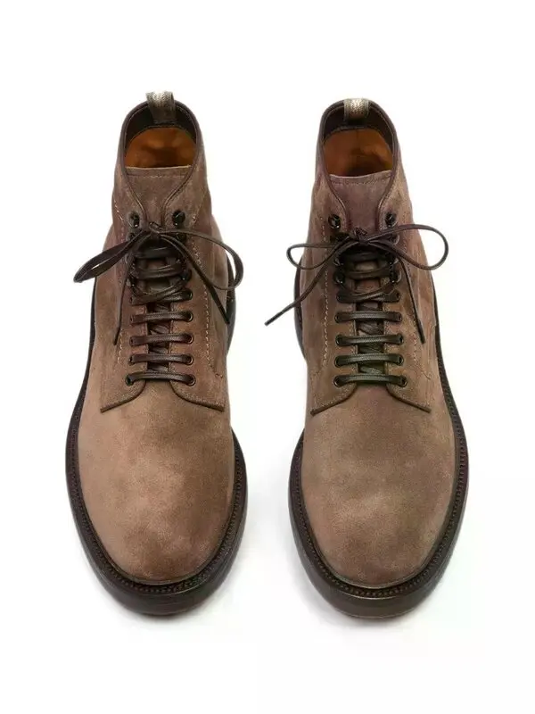 Officine Creative Hopkins Suede Lace-up Boots