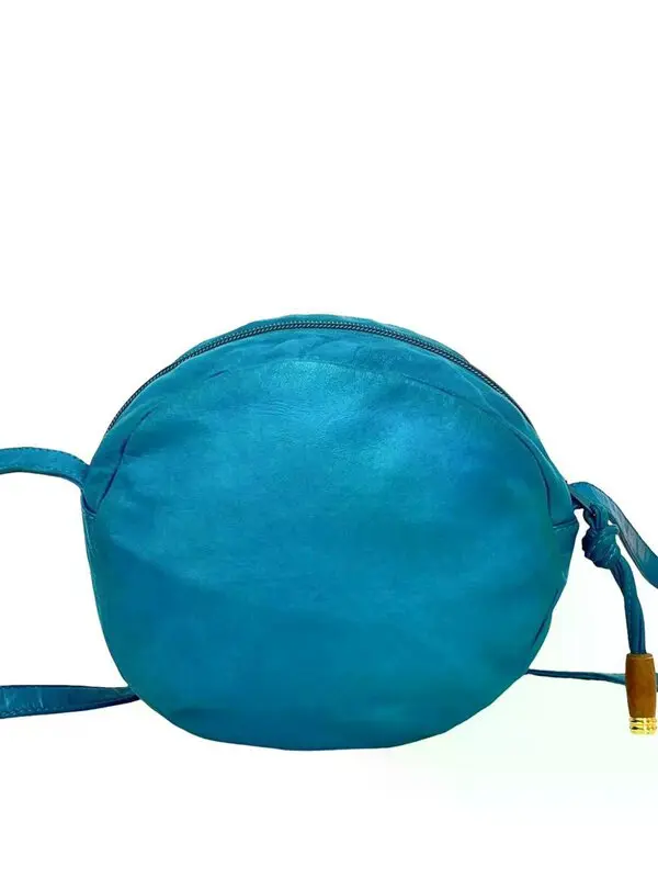 Loewe 2010-2026 Leather Anagram Round Crossbody Bag