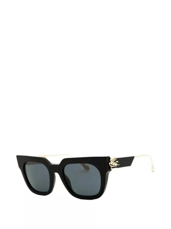 Etro Pegaso Embellishment Rectangular Frame Sunglasses