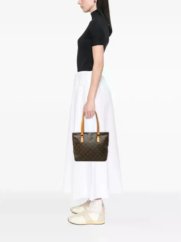 LOUIS VUITTON Monogram Canvas Cabas Piano Tote Bag