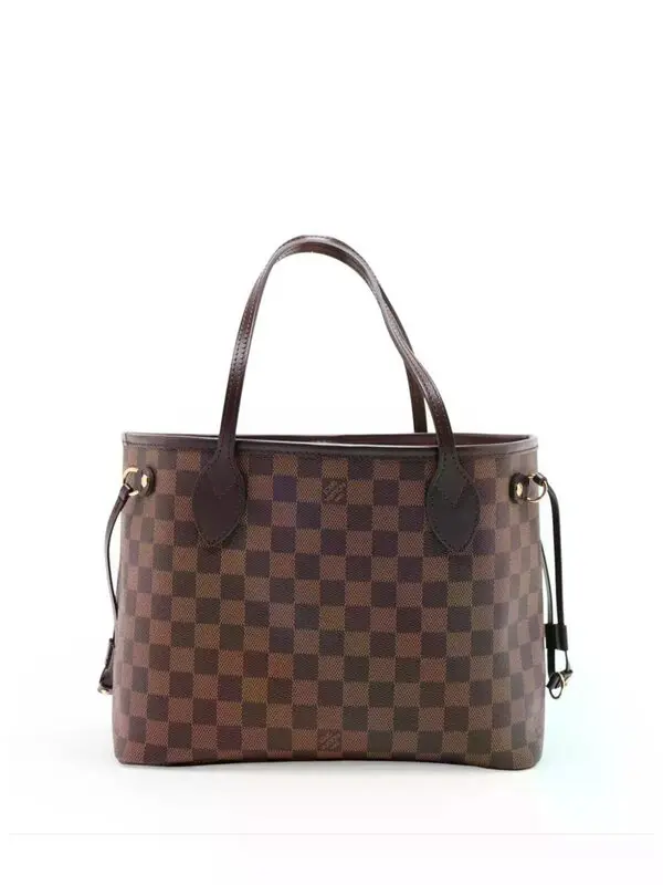 LOUIS VUITTON Damier Ebene Neverfull Pm Tote Bag - Brown