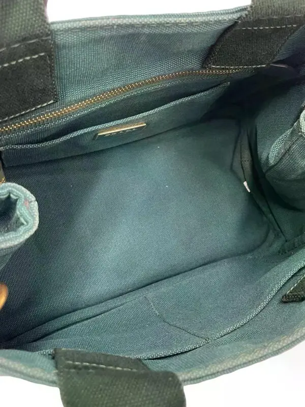 Prada 2013-2026 Small Canvas Canapa Logo Tote Satchel