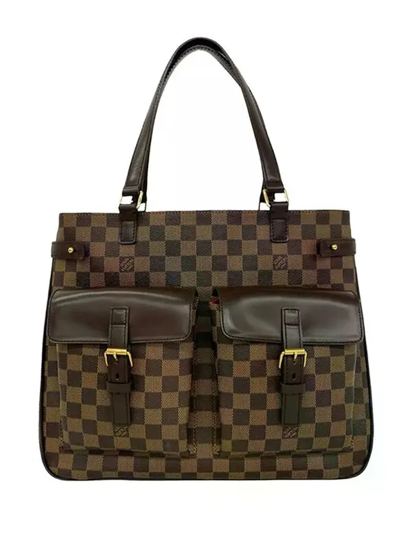 LOUIS VUITTON Damier Ebene Uzes Tote Bag