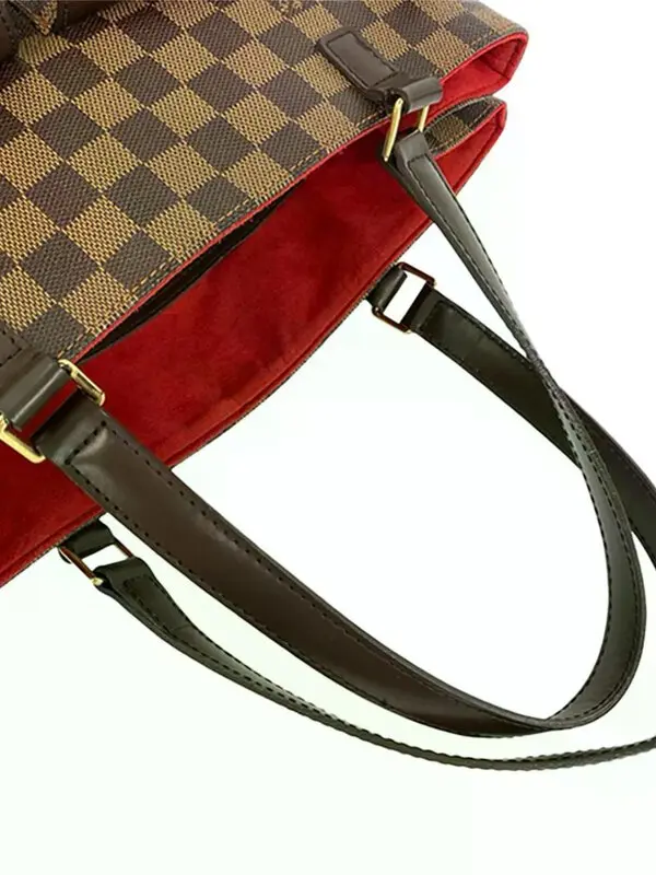 LOUIS VUITTON Damier Ebene Uzes Tote Bag