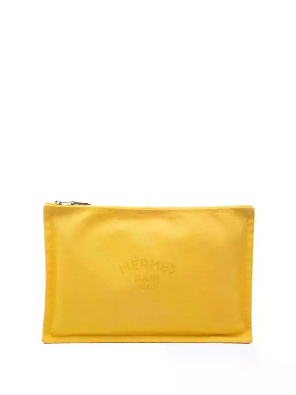 Hermès 20th Century Cotton Bain Yachting Flat Pouch