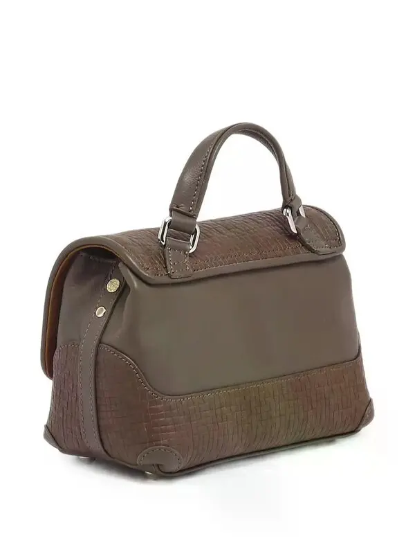 ZANELLATO Postina Woven-effect Shoulder Bag