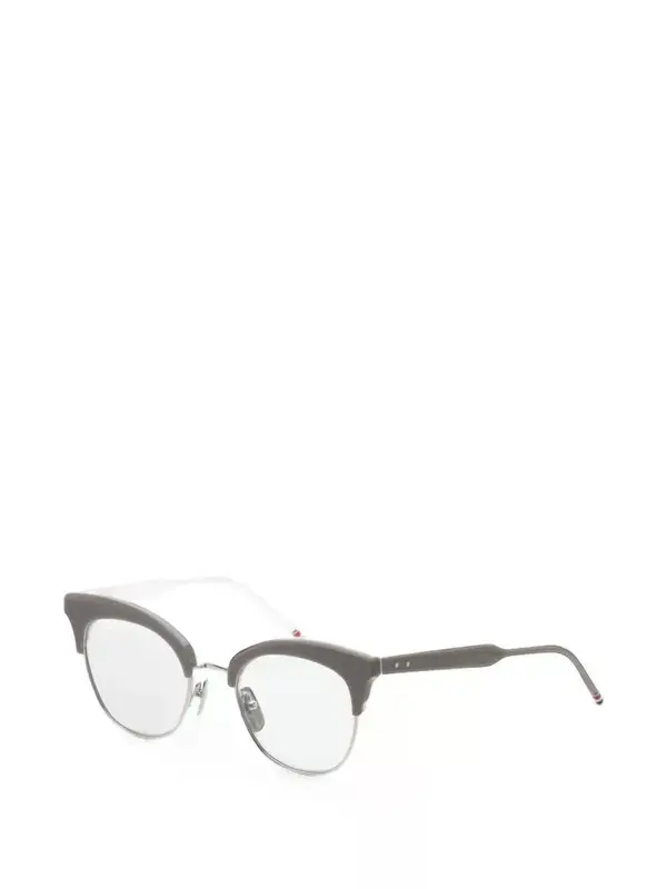 Thom Browne Cat Eye Frame Glasses - Grey