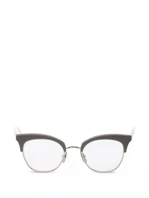 Thom Browne Cat Eye Frame Glasses - Grey