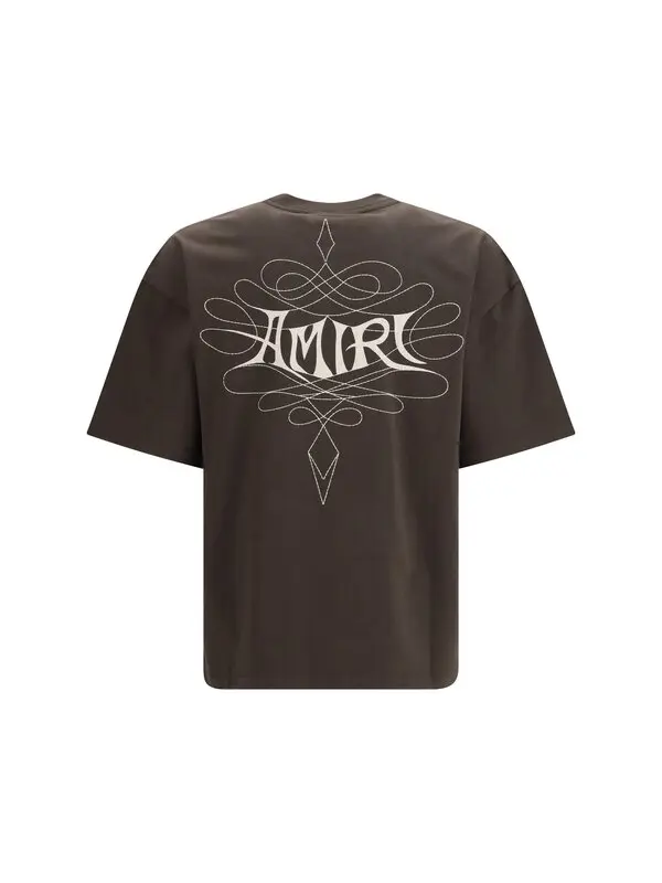 Amiri Lasso Os T-shirt - Brown