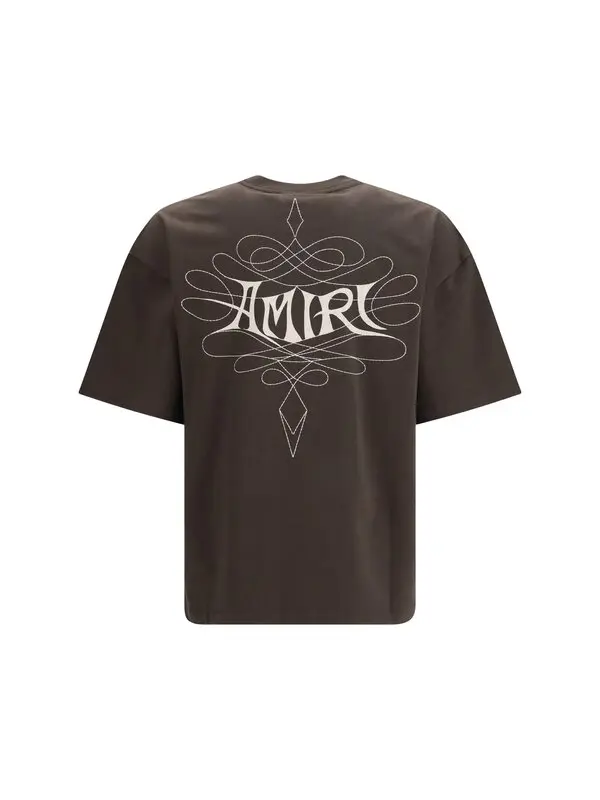 Amiri Lasso Os T-shirt - Brown