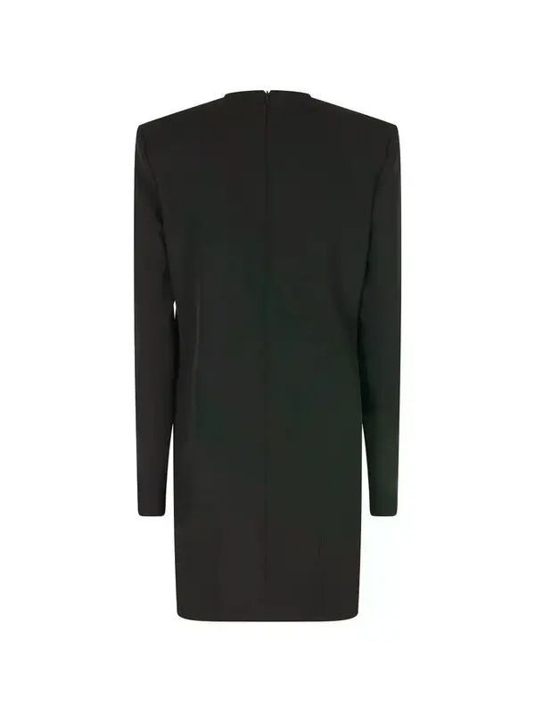 Federica Tosi V-neck Long-sleeve Mini Dress